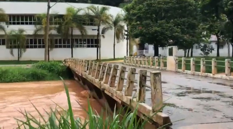 Chuva: confira o nível do Rio Girau no Centro de Santa Maria; vídeo ...